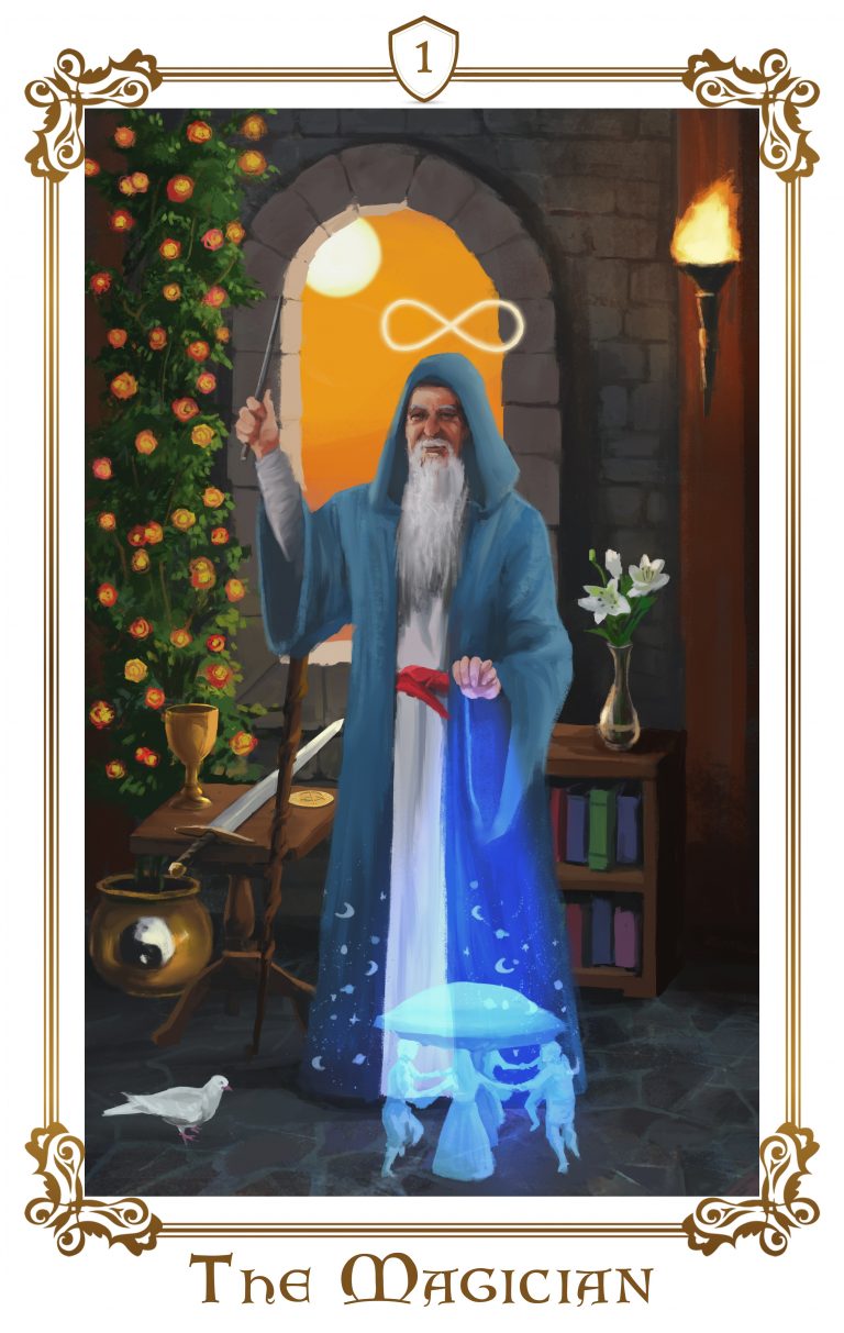 The Magician Emerald Tolemac | au-psychicmadelinerose.com